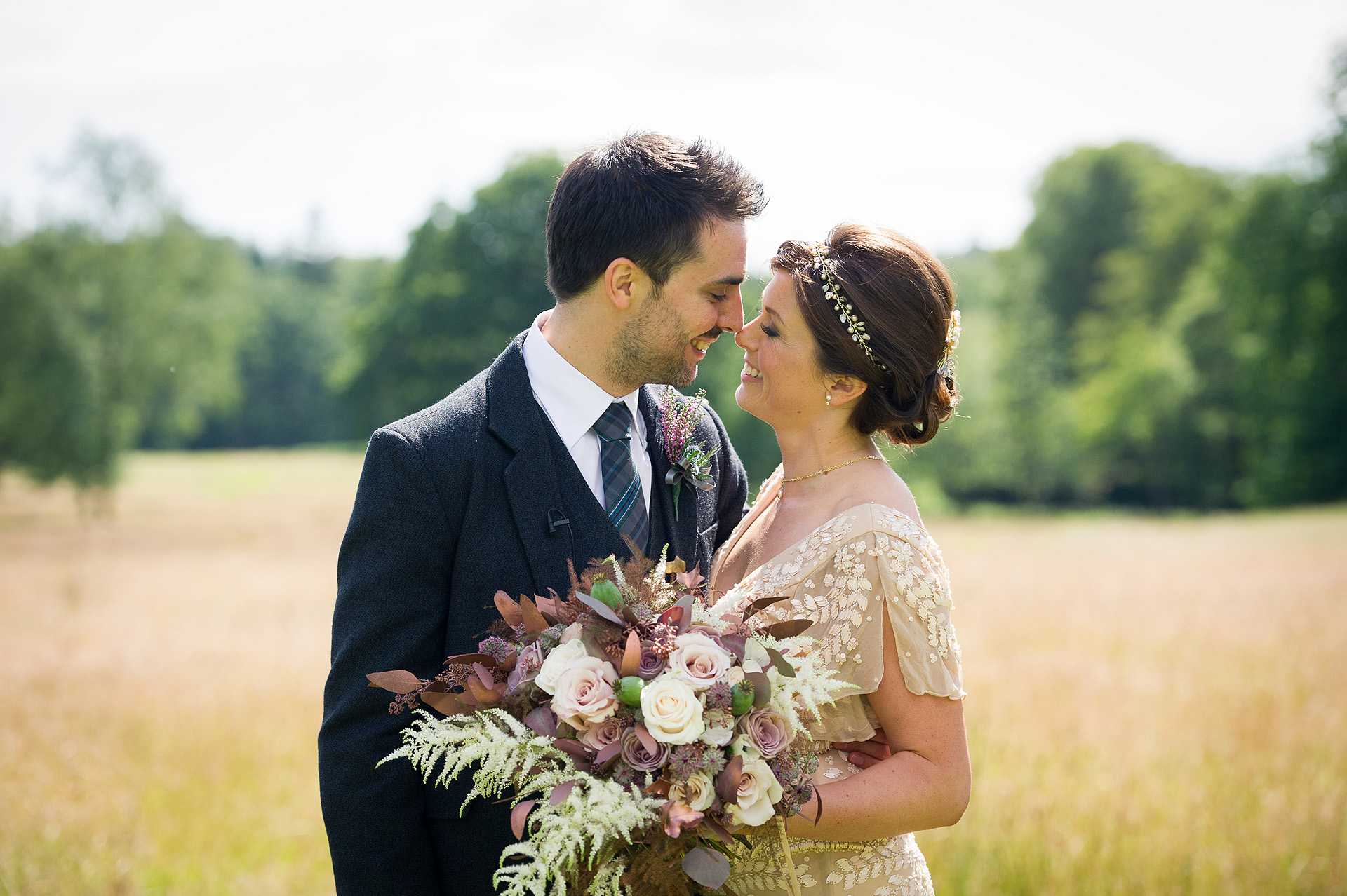 Wedding flowers at Springkel for Susie & Andy